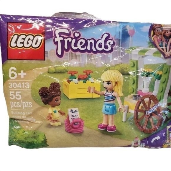 Lego | Toys | Lego Friends Flower Cart 343 Lego Set Lego Friends And ...